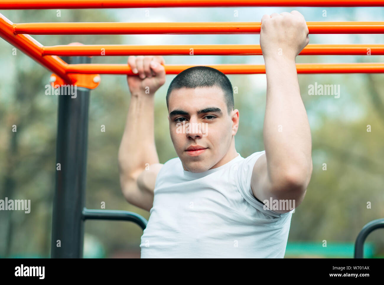 Horizontal Exercise Ladder High Resolution Stock Photography and Images ...