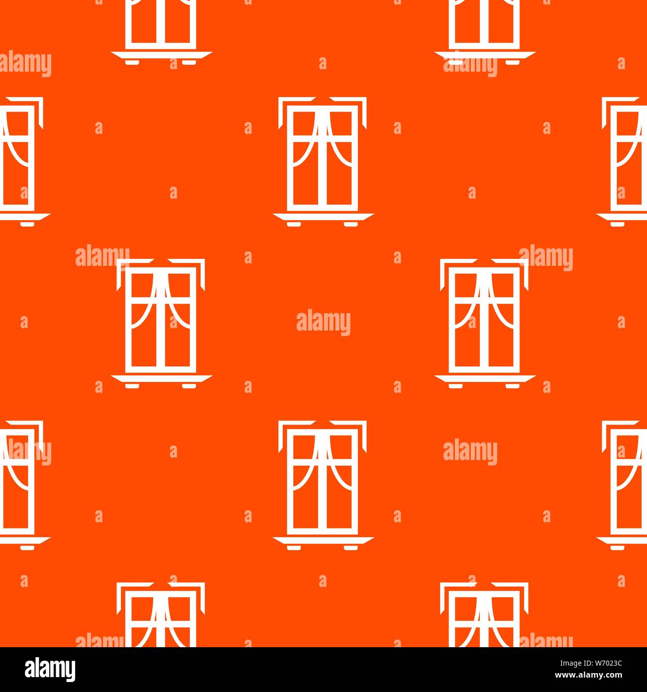 Sill window frame pattern vector orange Stock Vector Image & Art - Alamy