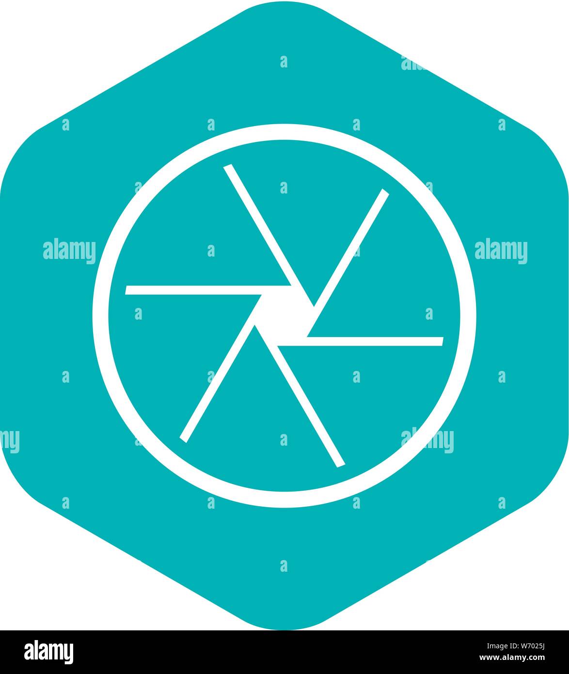 Round objective icon, simple style Stock Vector Image & Art - Alamy