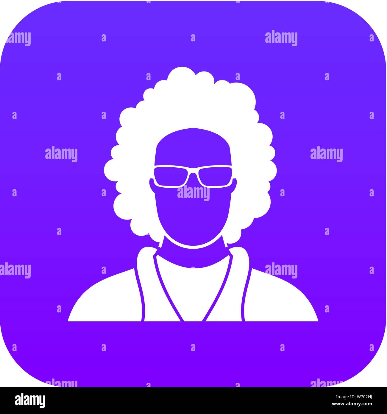 User icon digital purple Stock Vector Image & Art - Alamy
