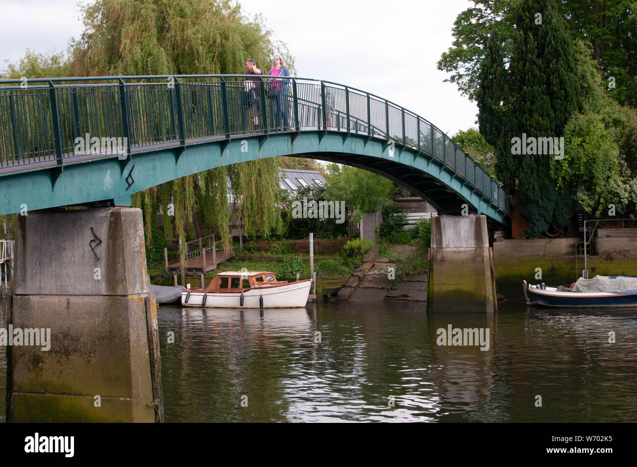 Eel Pie Bridge Twickenham Middlesex Stock Photo - Alamy