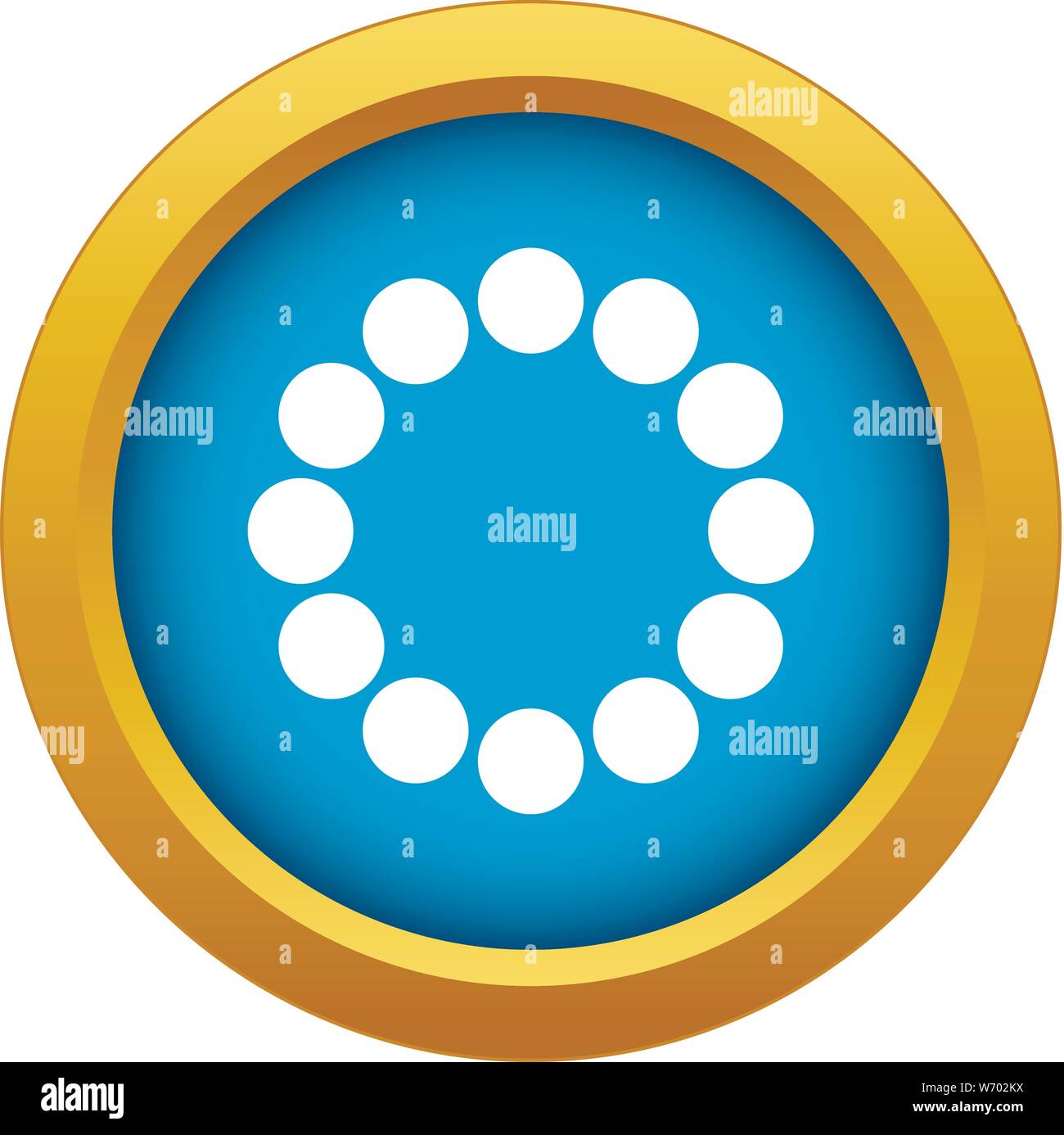 Sign expectations page load icon blue vector isolated Stock Vector ...