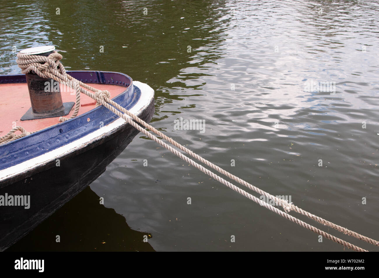bow of fishing trawler Lyme Regis Dorset Stock Photo - Alamy