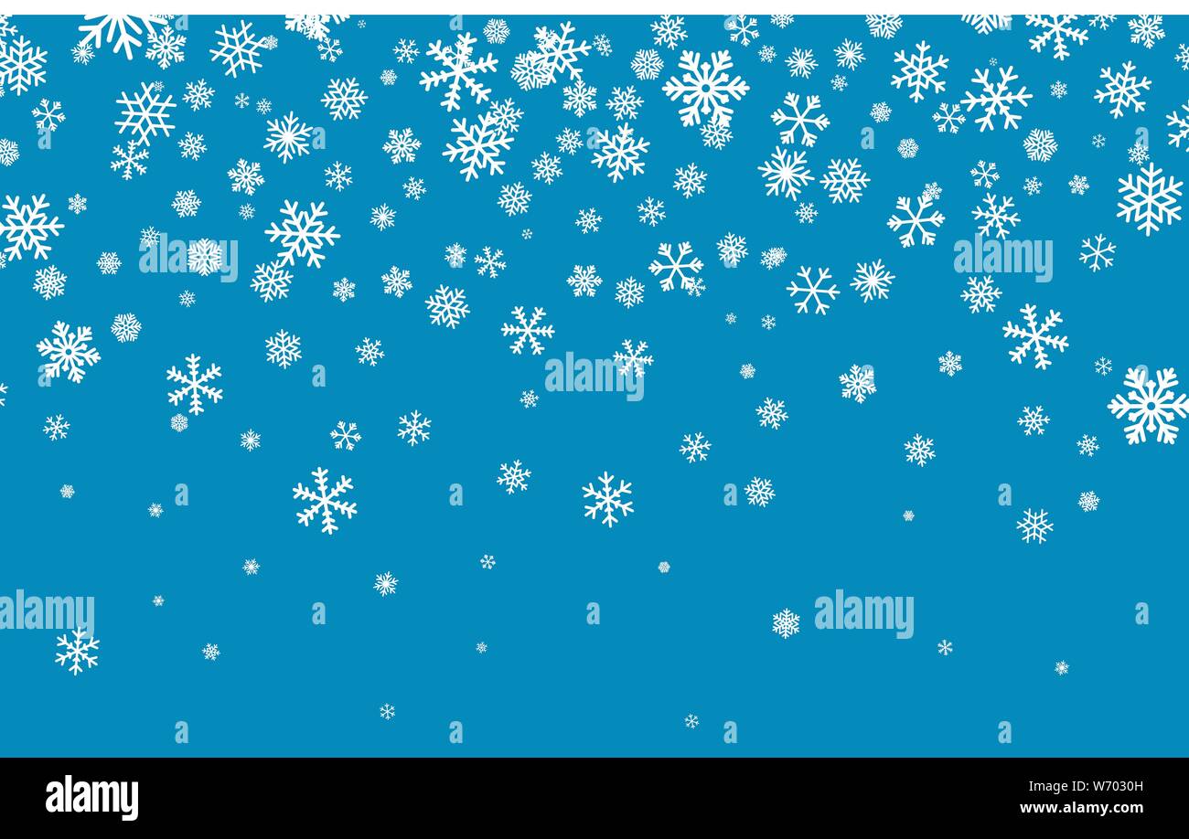 Falling Snowflakes Vector