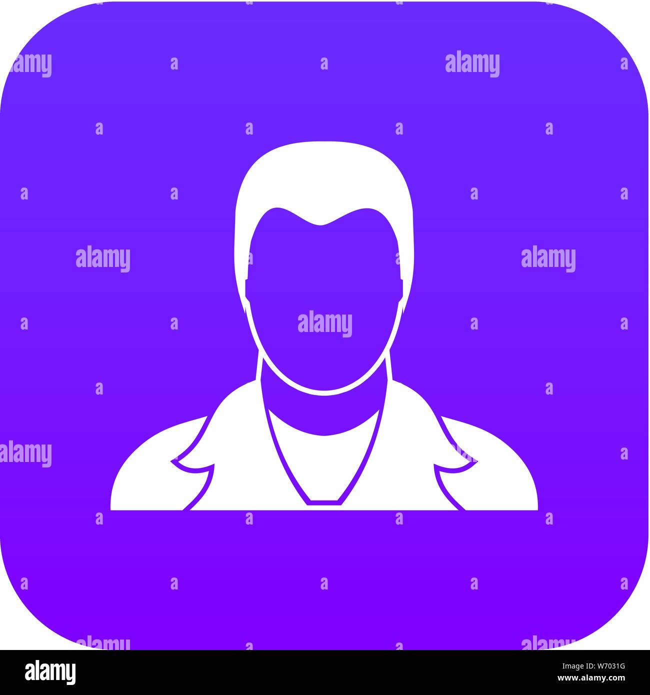 User icon digital purple Stock Vector Image & Art - Alamy