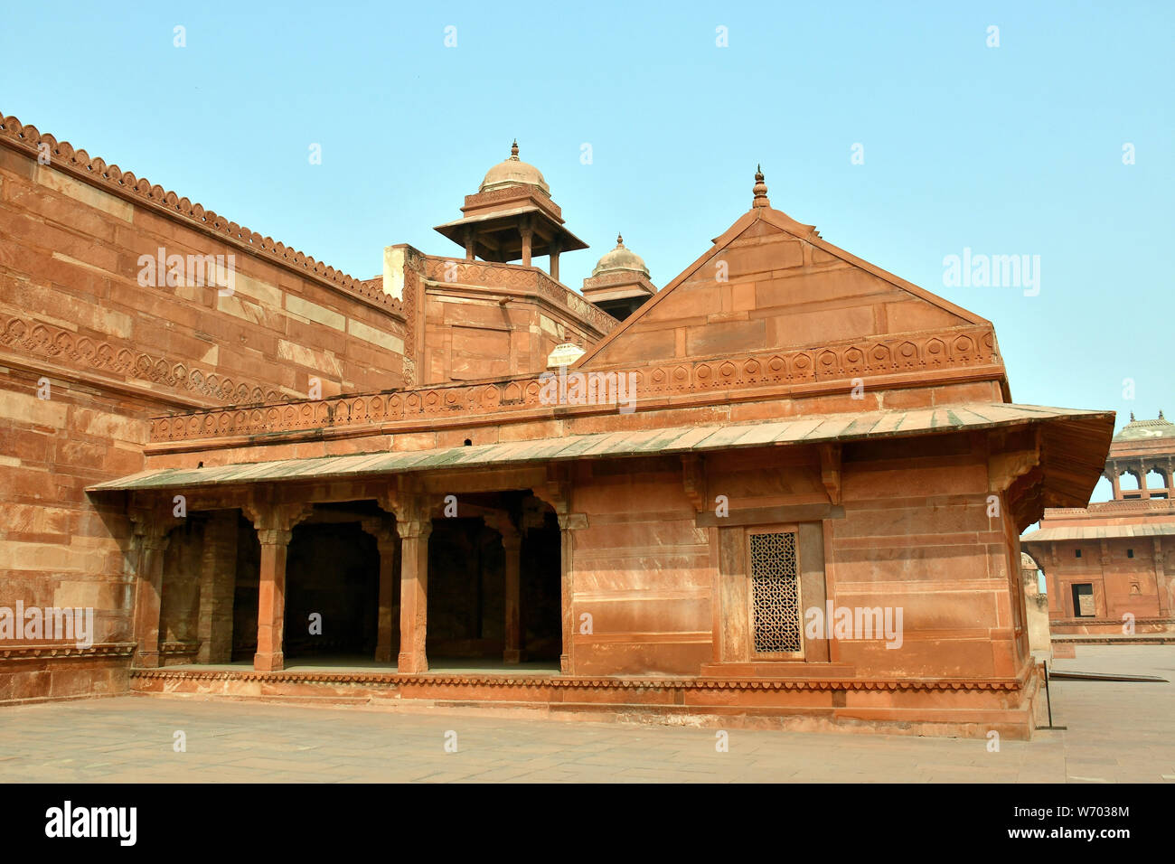 Jodha Bai Palace, Fatehpur Sikri, India, Asia, UNESCO World Heritage ...