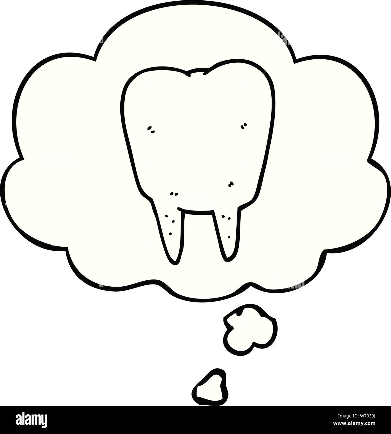 Cartoon funny tooth character bubble hi-res stock photography and ...