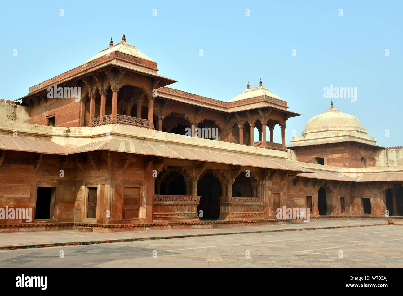 Jodha Bai Palace, Fatehpur Sikri, India, Asia, UNESCO World Heritage ...