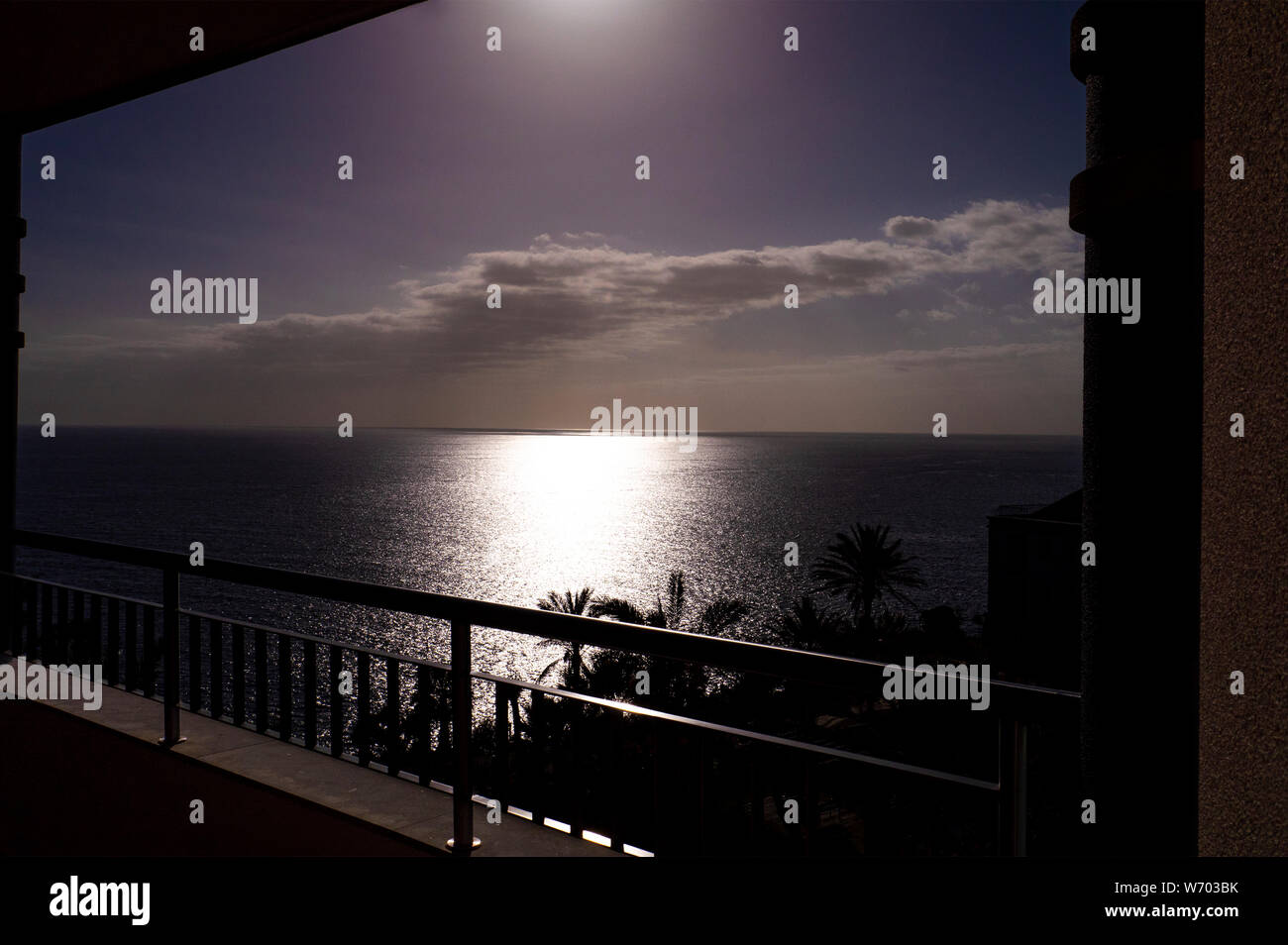 View from balcony at night hi-res stock photography and images - Alamy