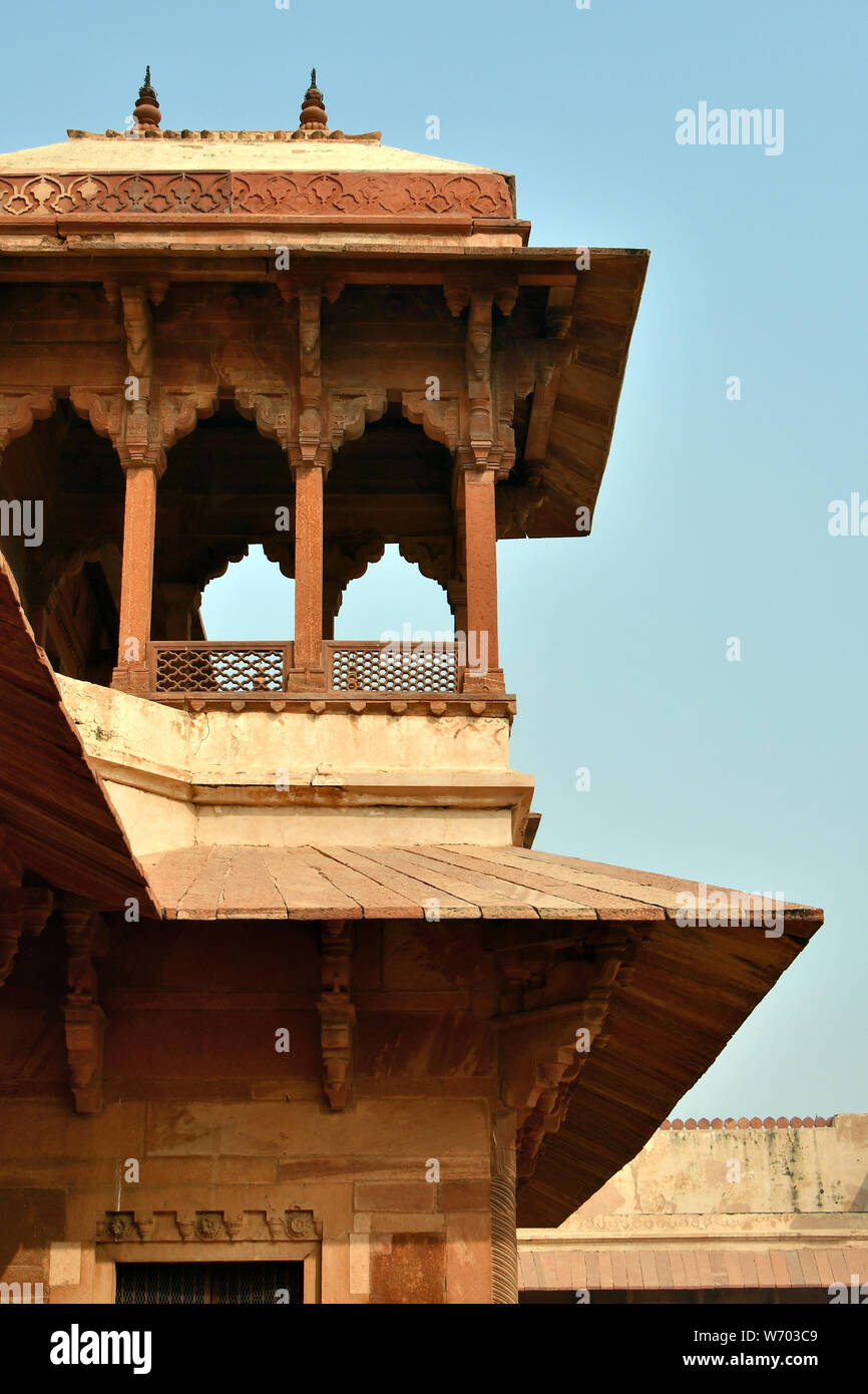 Jodha Bai Palace, Fatehpur Sikri, India, Asia, UNESCO World Heritage ...