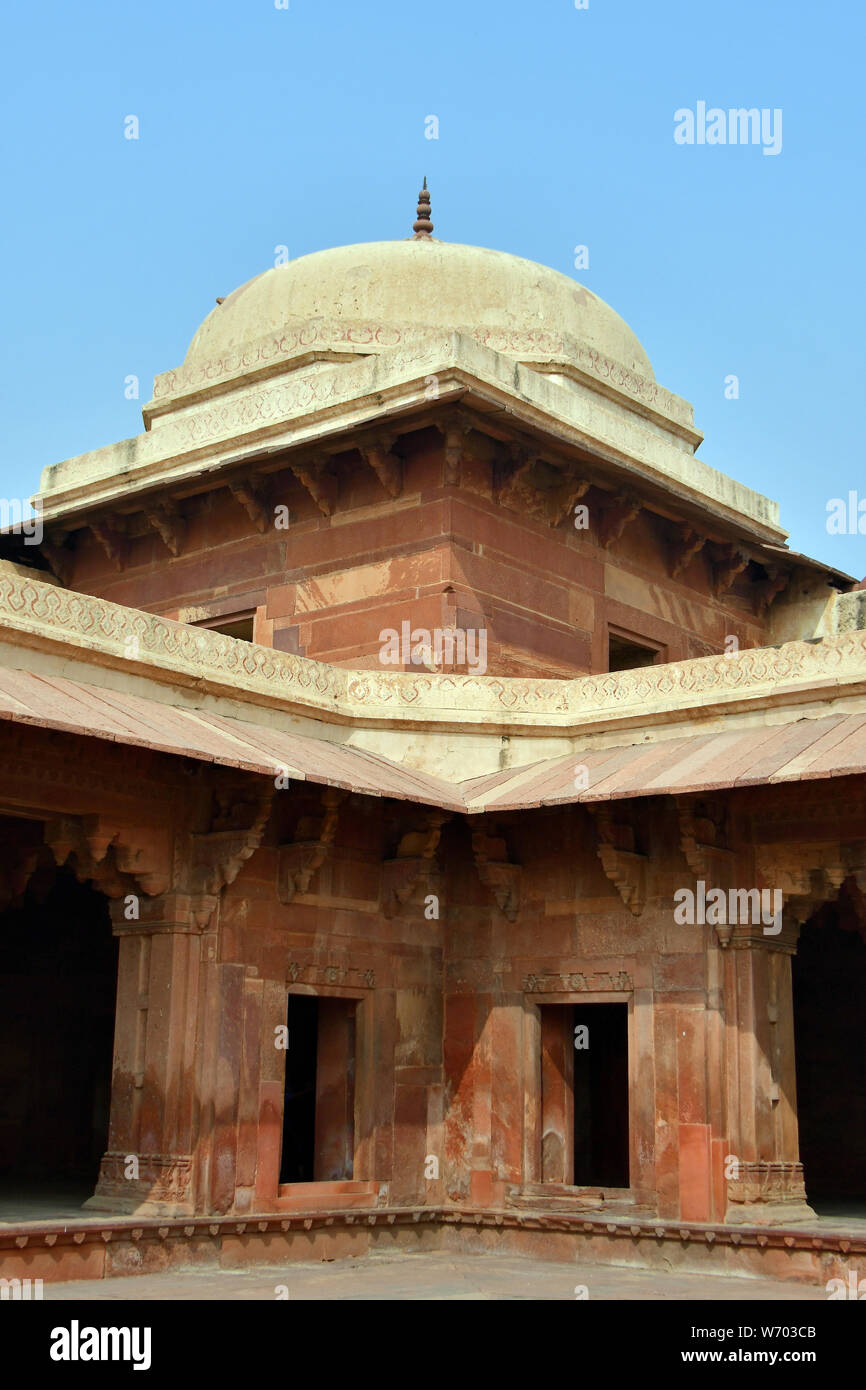 Jodha Bai Palace, Fatehpur Sikri, India, Asia, UNESCO World Heritage ...