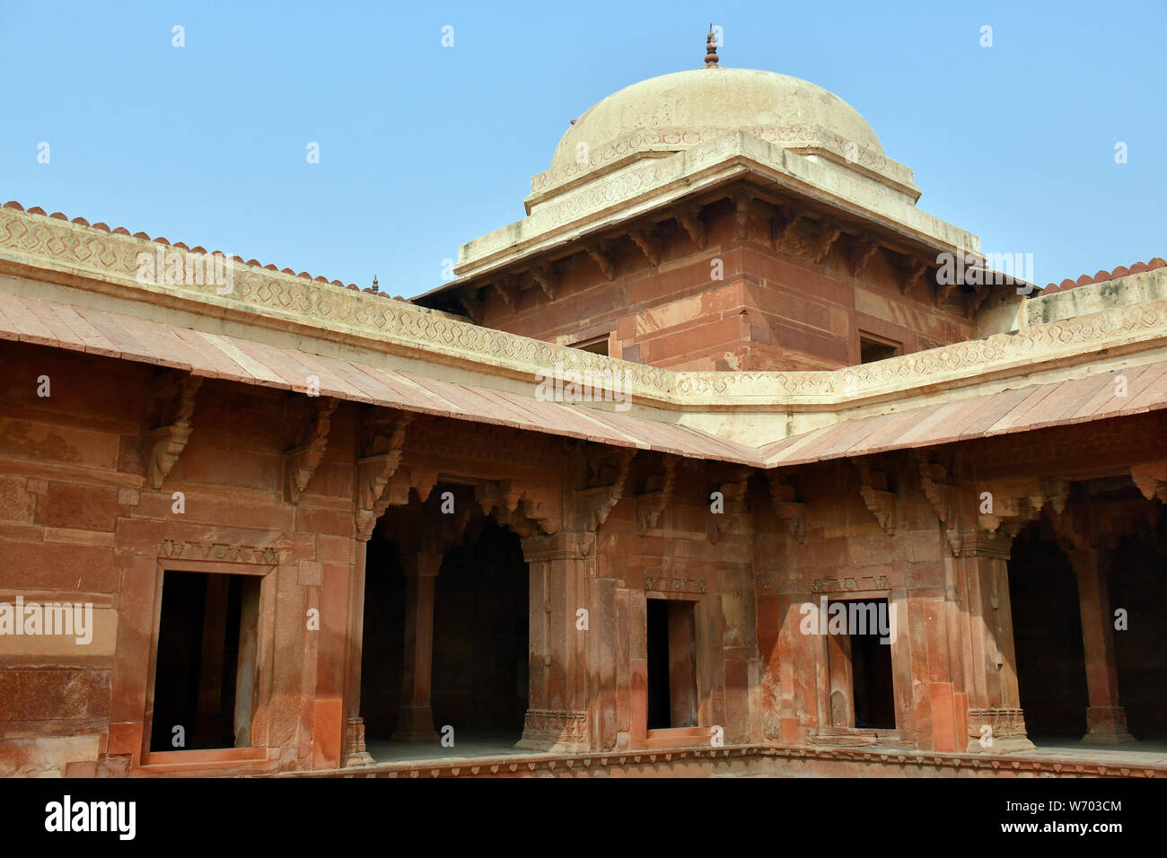 Jodha Bai Palace, Fatehpur Sikri, India, Asia, UNESCO World Heritage ...