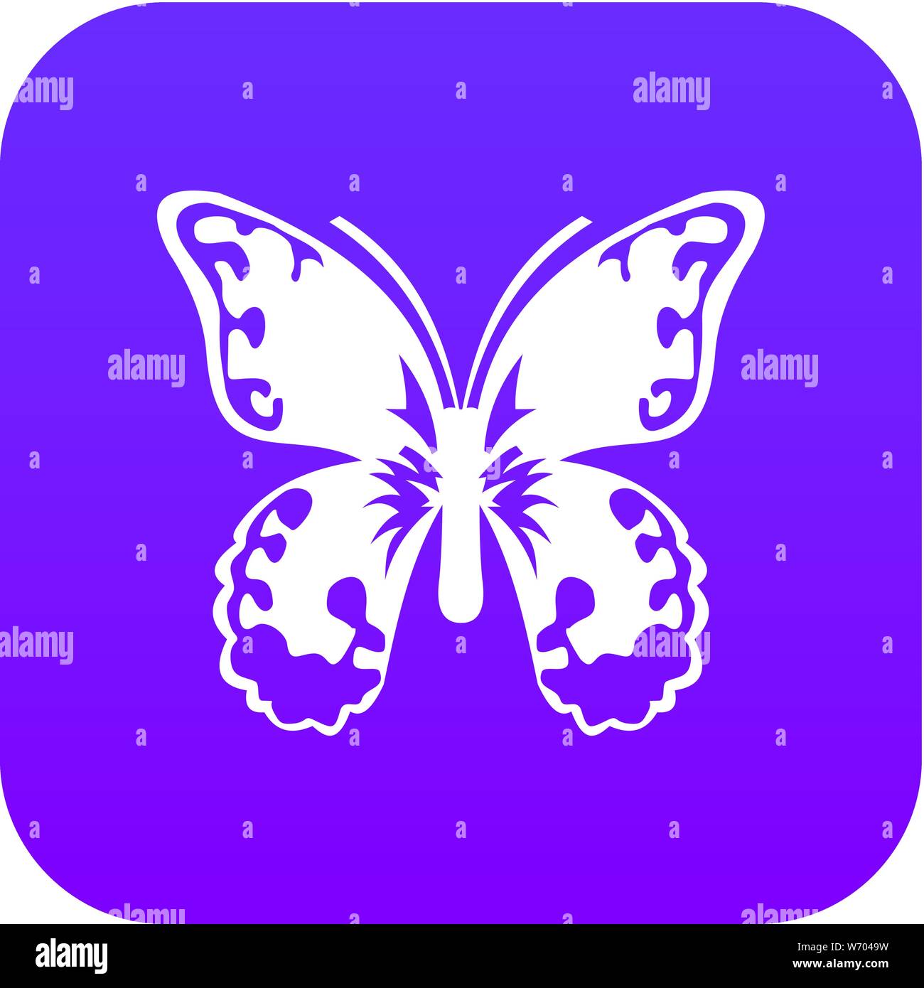 Butterfly icon digital purple Stock Vector Image & Art - Alamy