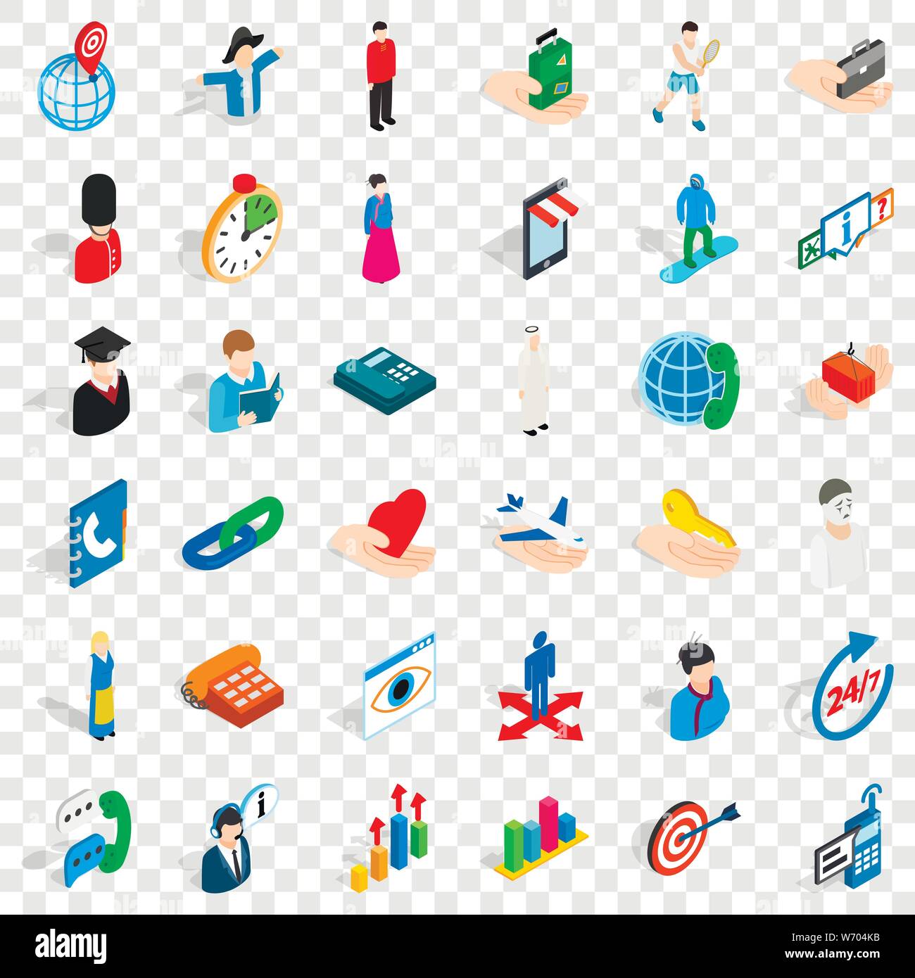Sportsman icons set, isometric style Stock Vector Image & Art - Alamy