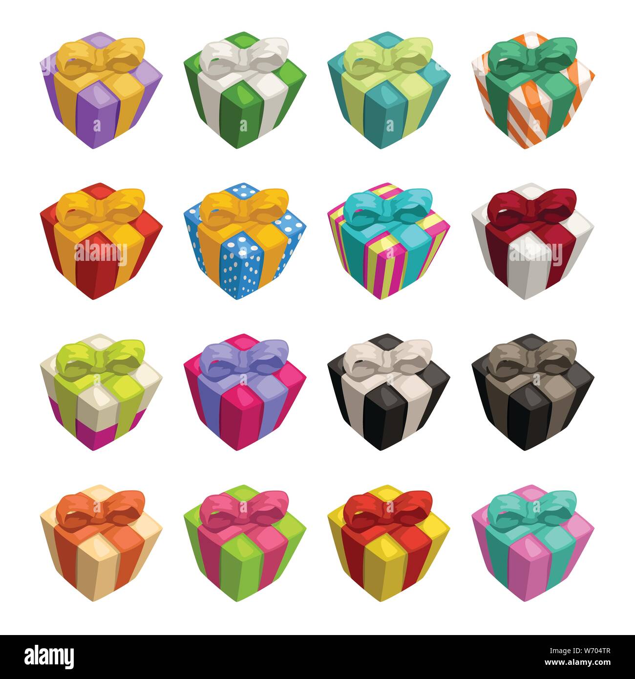 big collection og gift boxes Stock Vector Image & Art - Alamy