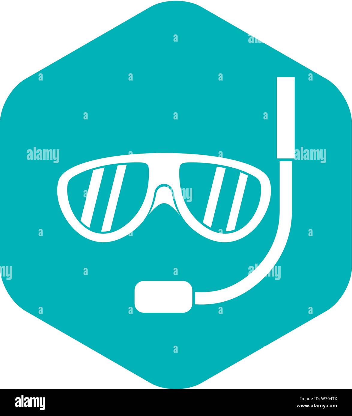 Swimming mask icon, simple style Stock Vector Image & Art - Alamy