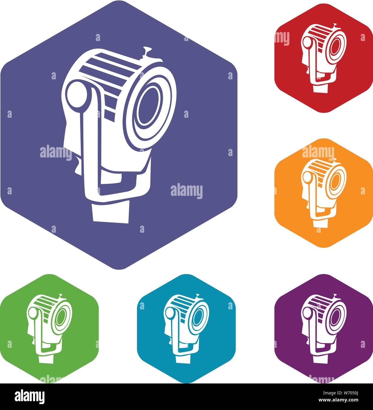 Reflector fresnel Cut Out Stock Images & Pictures - Alamy
