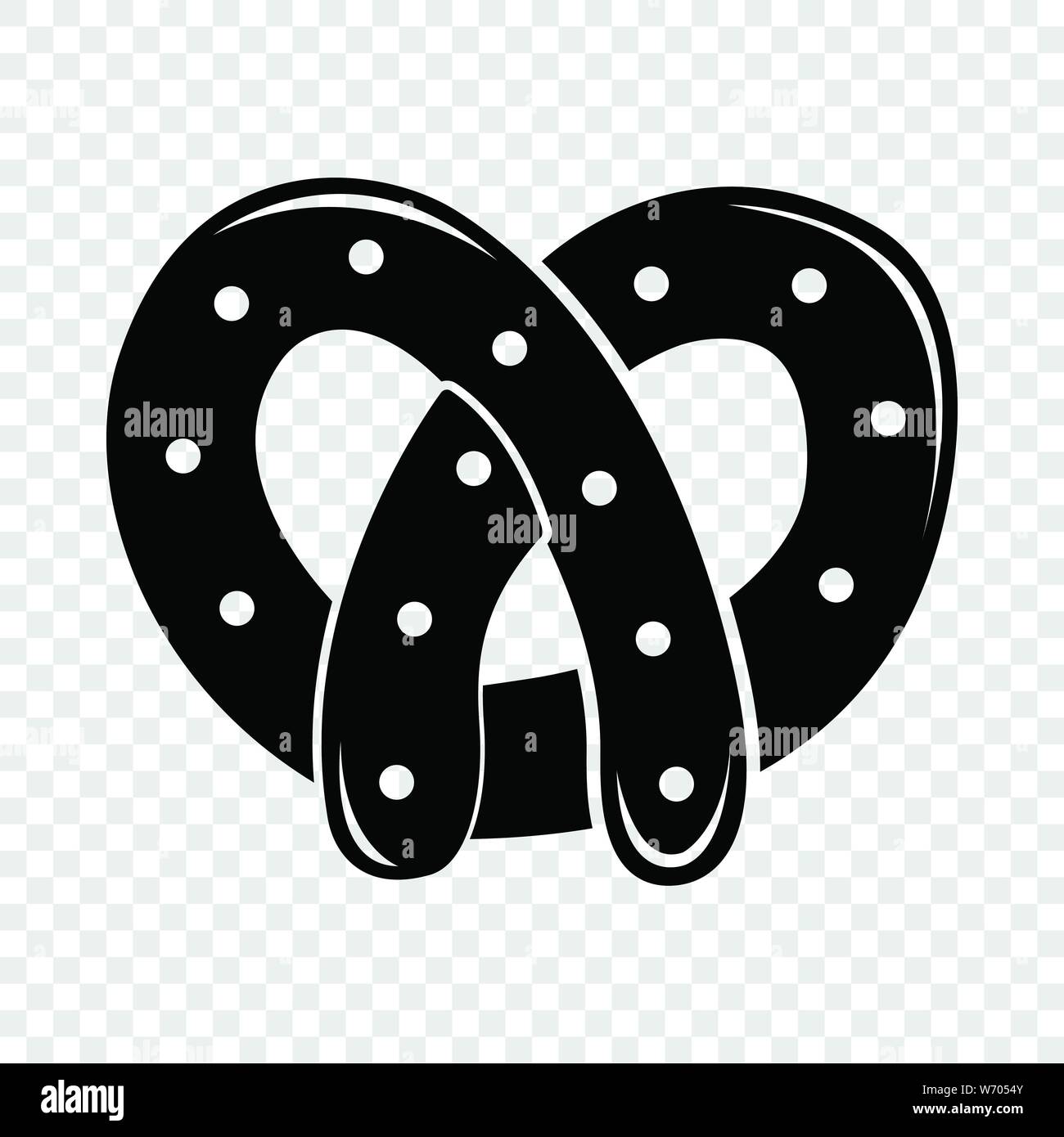 Pretzel icon, simple black style Stock Vector Image & Art - Alamy