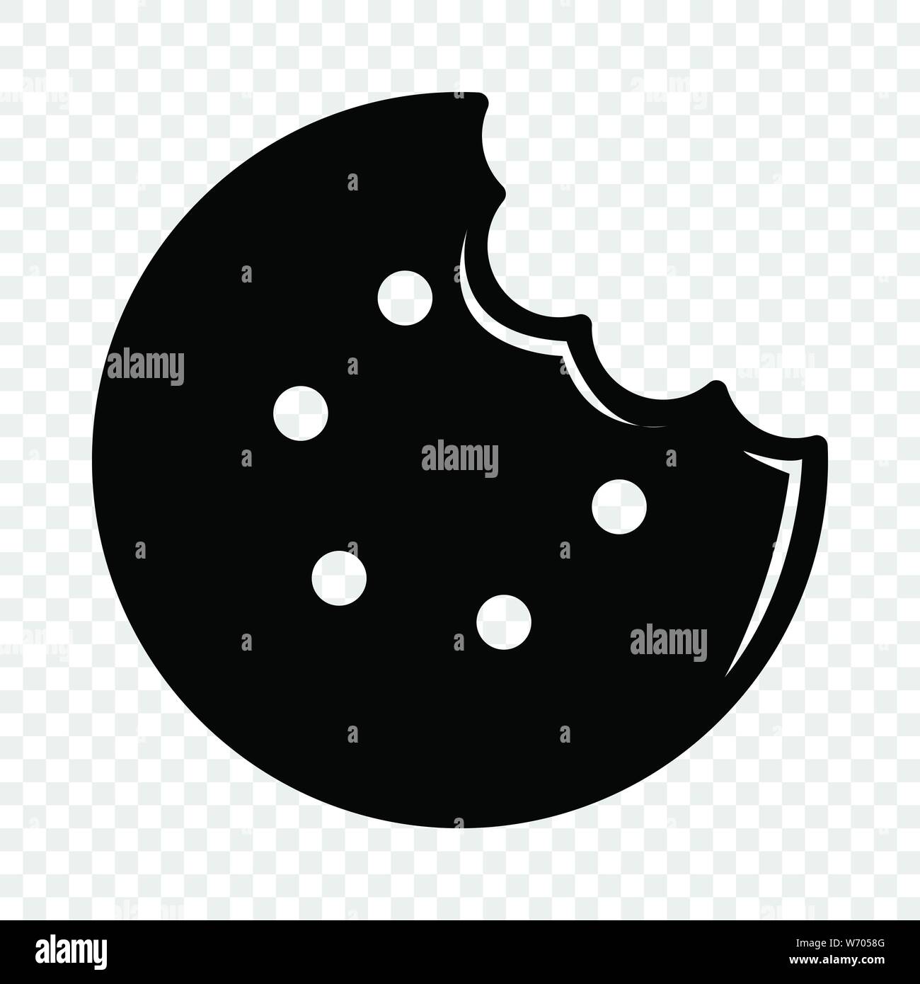 Bite biscuits icon, simple black style Stock Vector Image & Art - Alamy