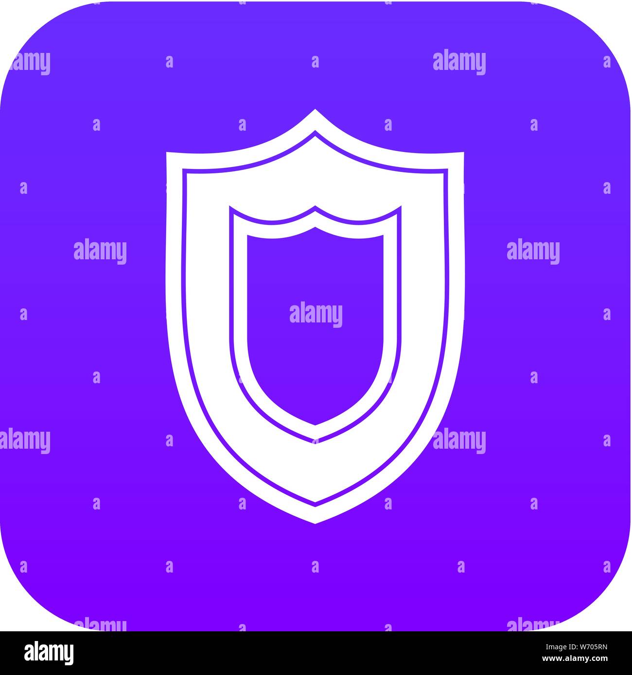 Shield icon digital purple Stock Vector Image & Art - Alamy