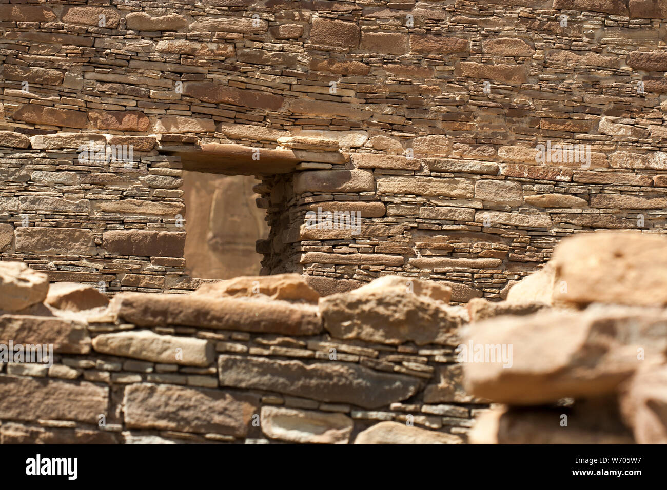Chetro Ketl archeological site at Chaco Culture Historical Park Stock ...