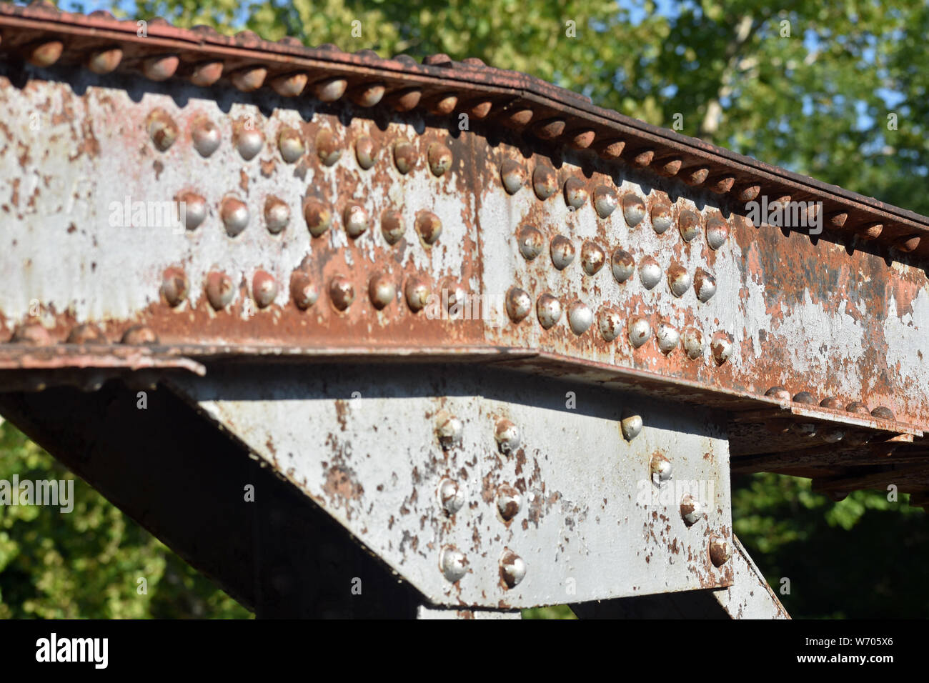 Old Steel Bridge Stock Photo - Alamy