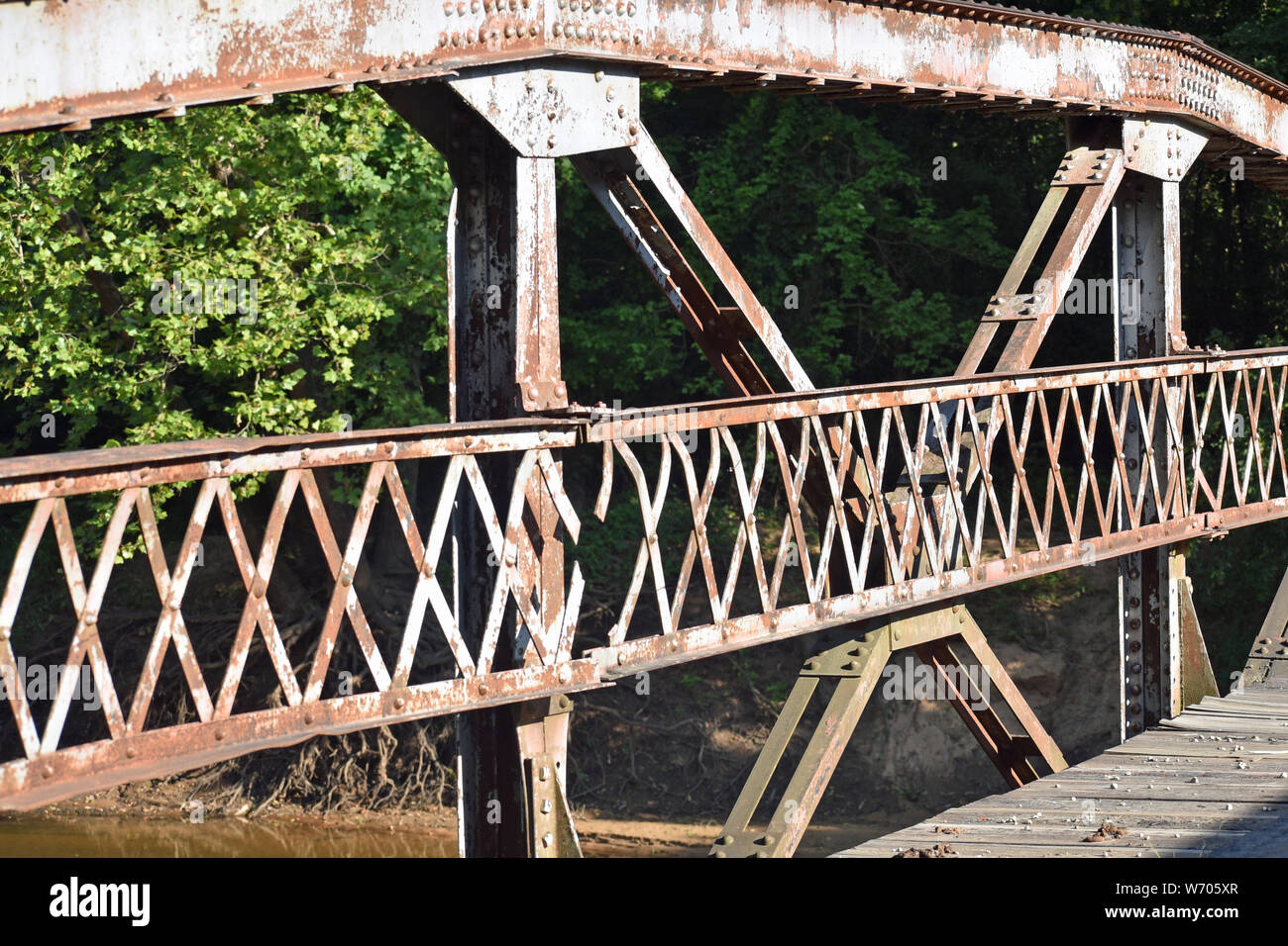 Old Steel Bridge Stock Photo - Alamy