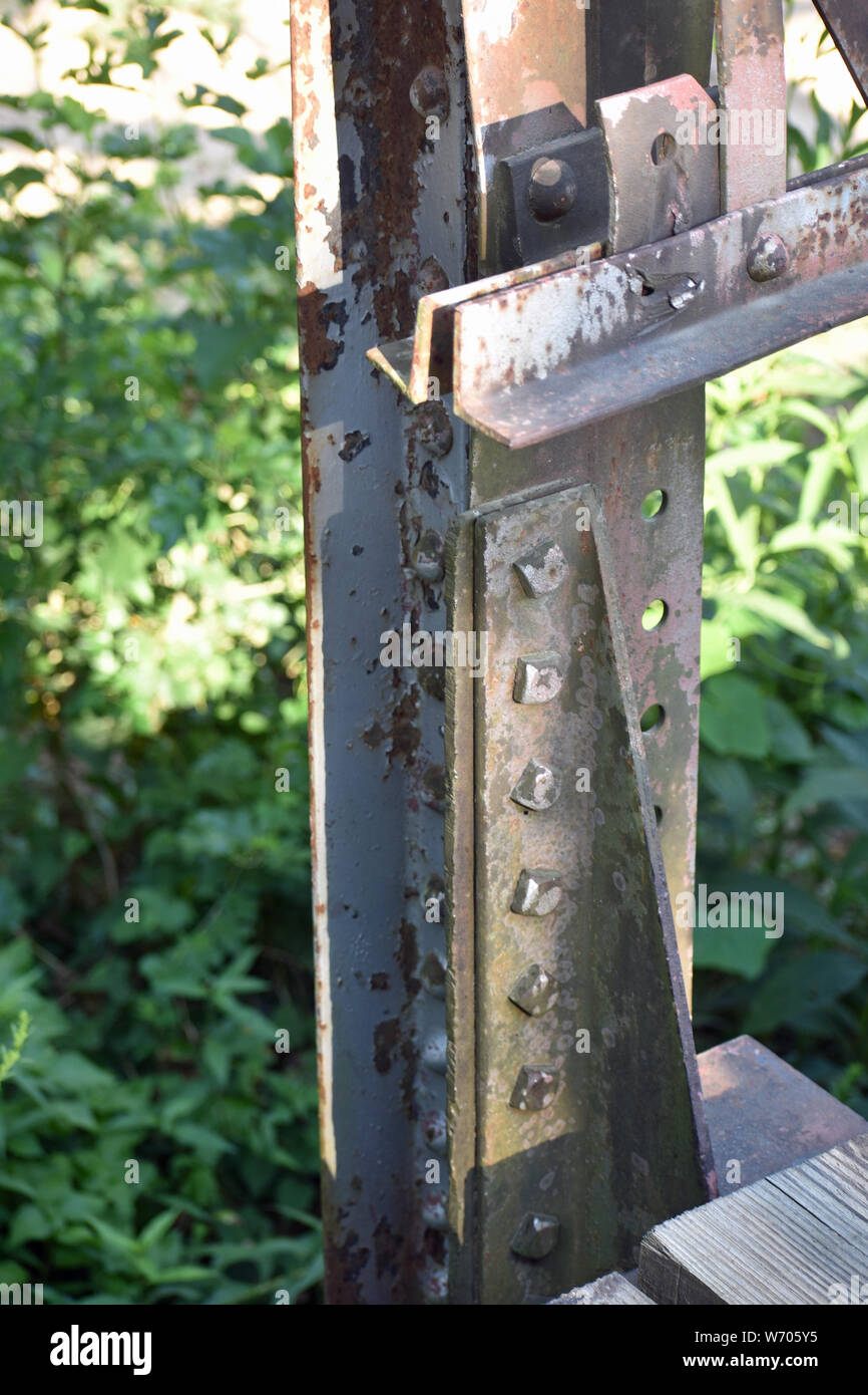 Old Steel Bridge Stock Photo - Alamy