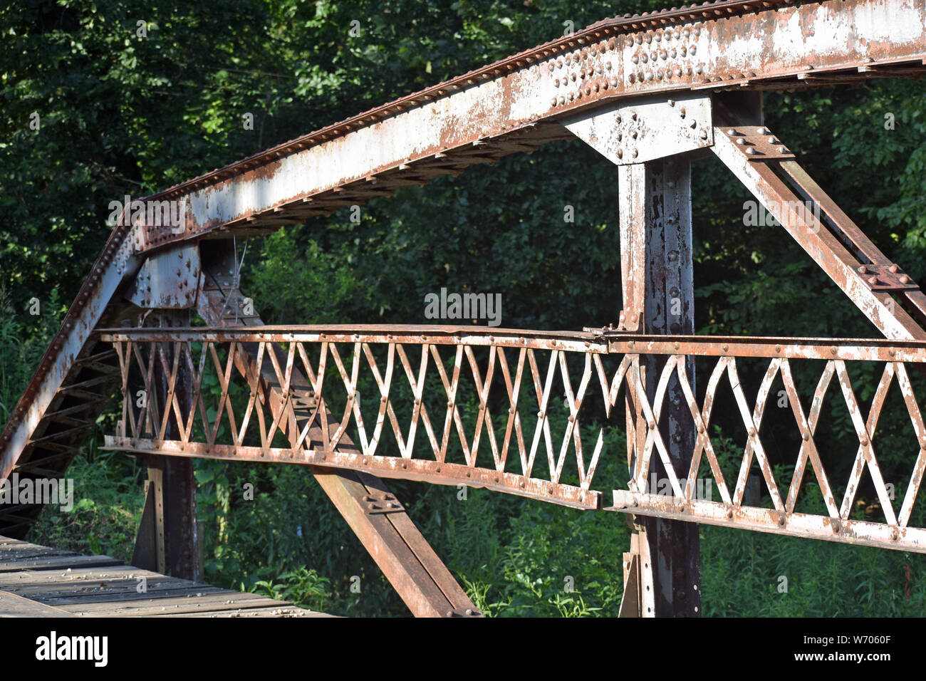 Old Steel Bridge Stock Photo - Alamy
