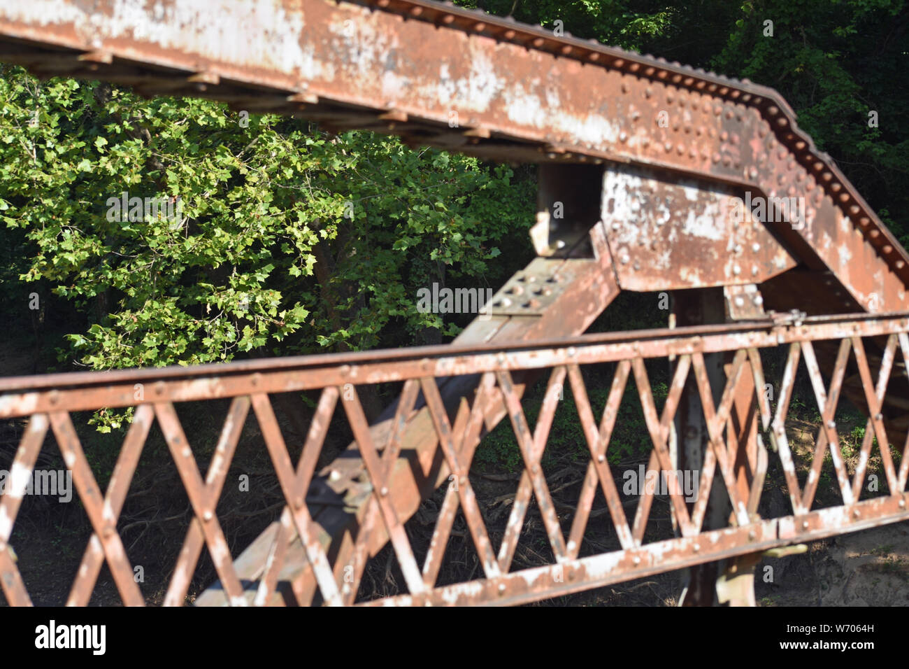 Old Steel Bridge Stock Photo - Alamy