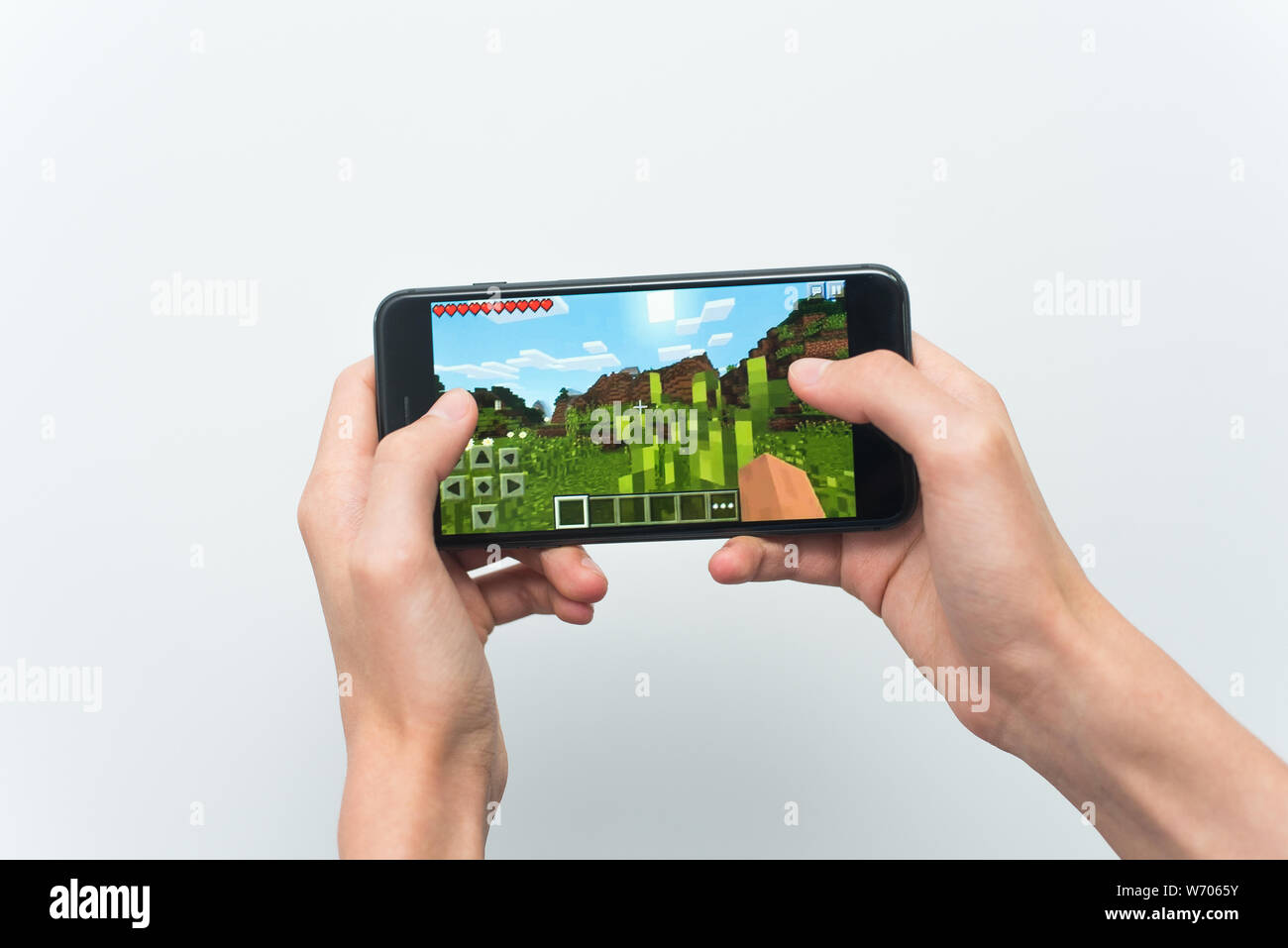 Minecraft popular online game hi-res stock photography and images - Alamy