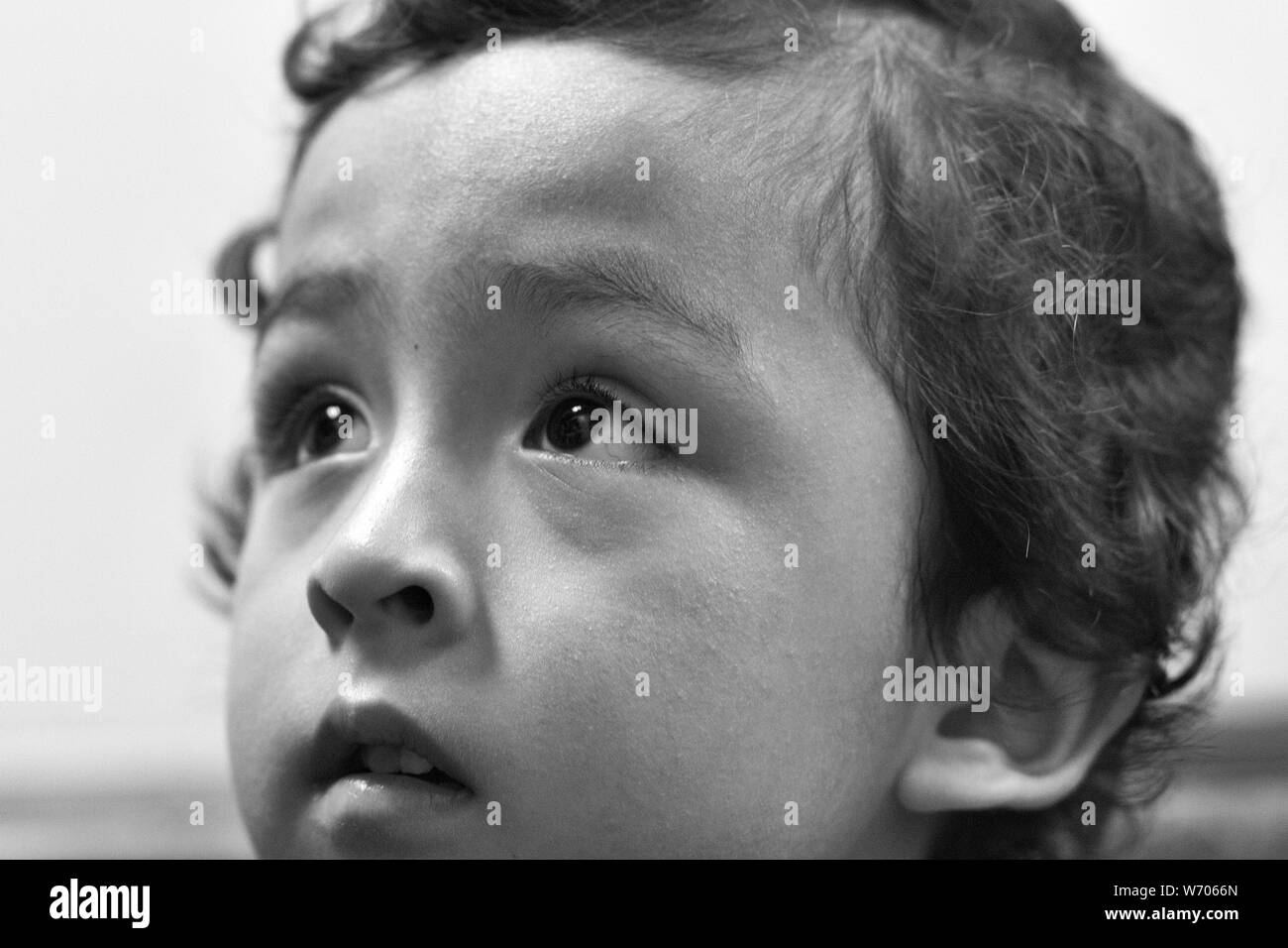 Looking upward Black and White Stock Photos & Images - Alamy