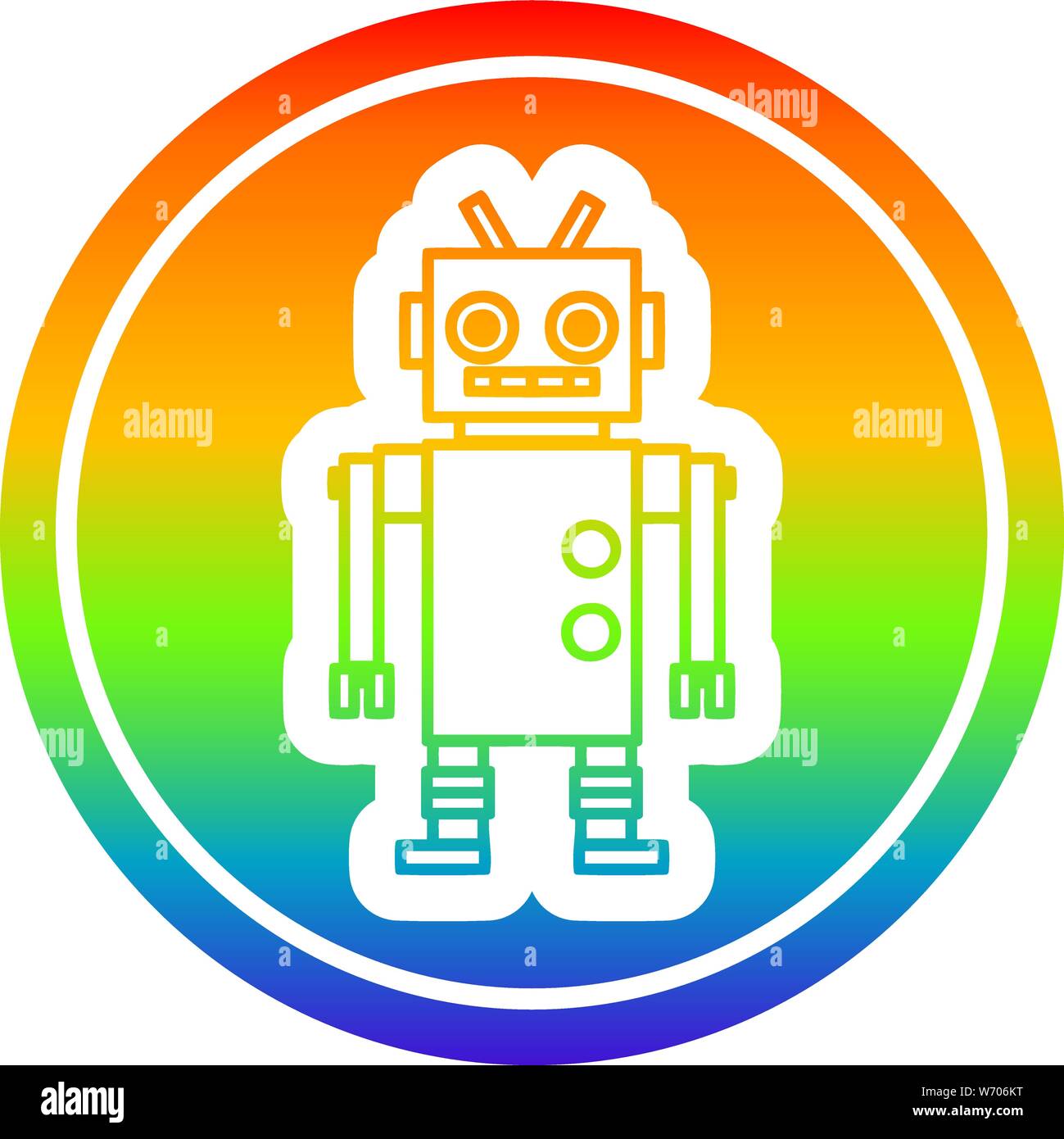 Rainbow robotics Stock Vector Images - Alamy