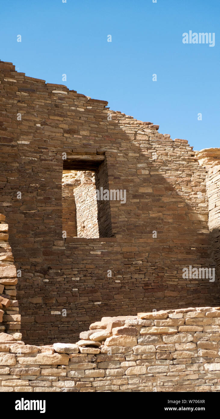 Chetro Ketl archeological site at Chaco Culture Historical Park Stock ...