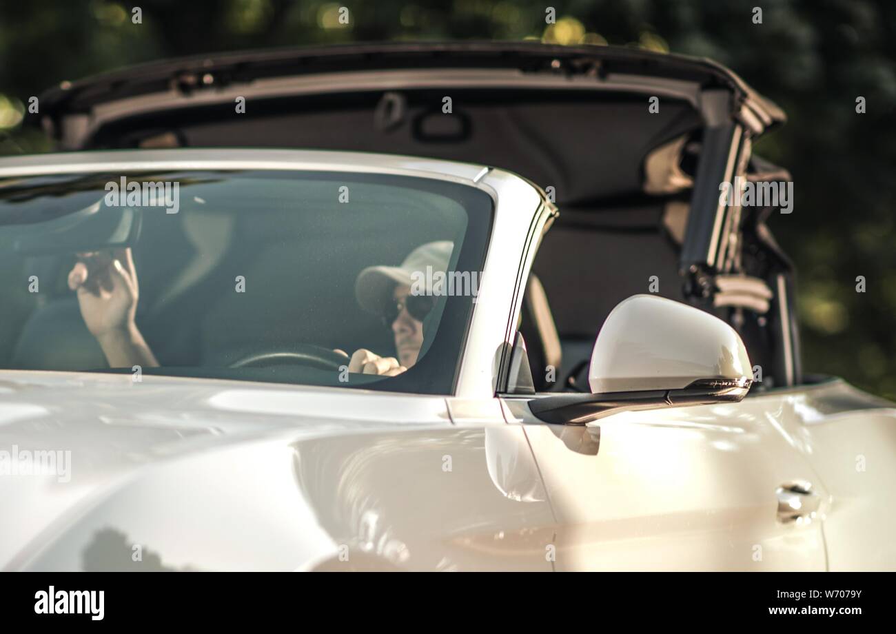 Open roof car hi-res stock photography and images - Alamy