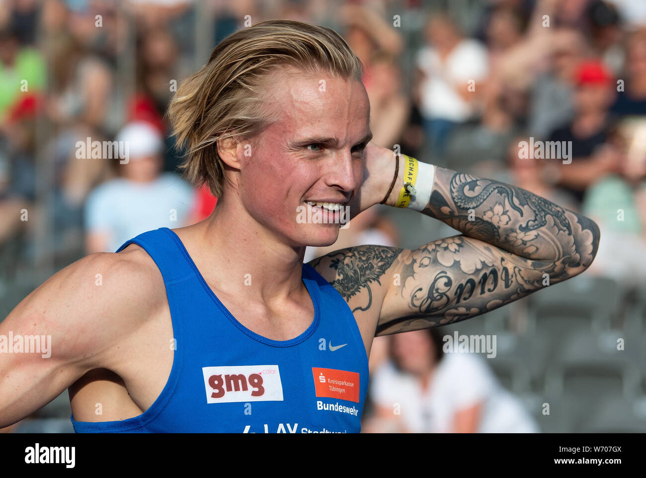 Berlin, Germany. 03rd Aug, 2019. Athletics: German Championships in the ...