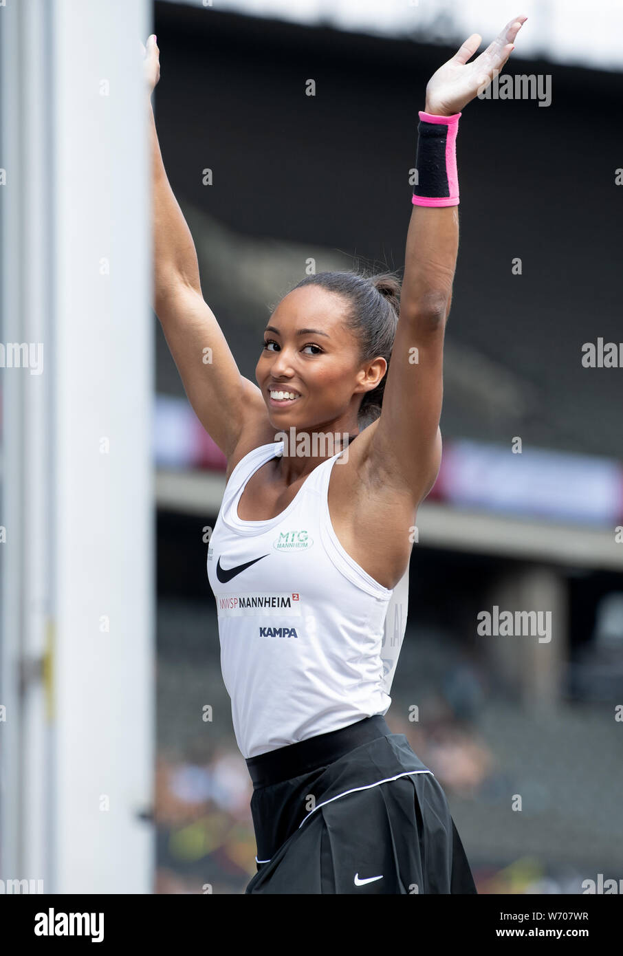Berlin, Germany. 03rd Aug, 2019. Athletics: German Championships in the ...