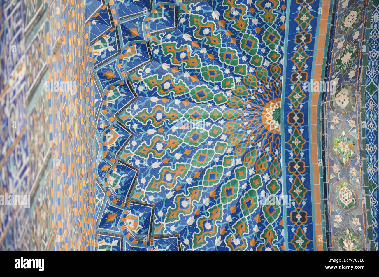 The Registan complex in Samarkand, Uzbekistan, an impressive example of ...