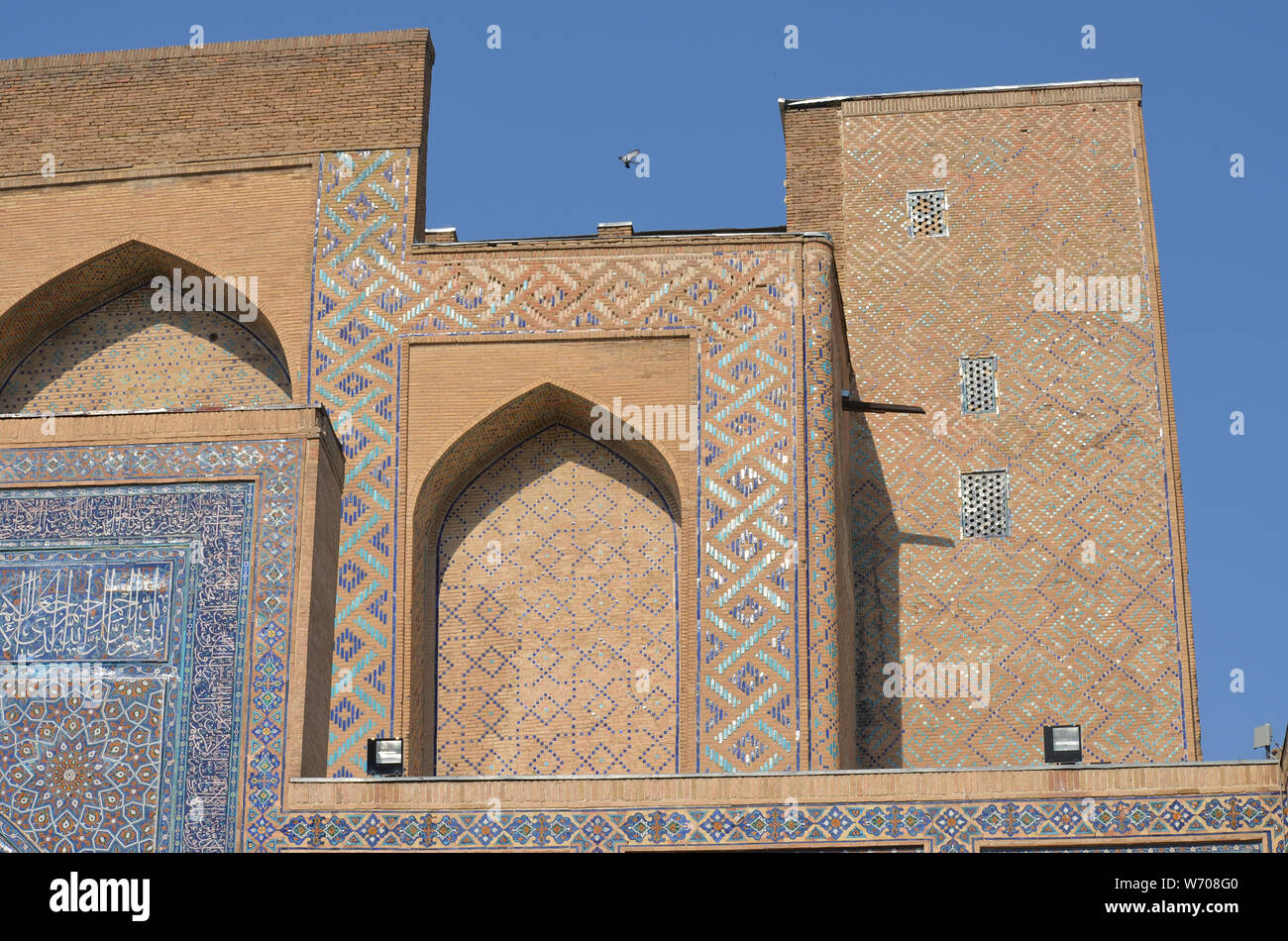 The Registan complex in Samarkand, Uzbekistan, an impressive example of ...