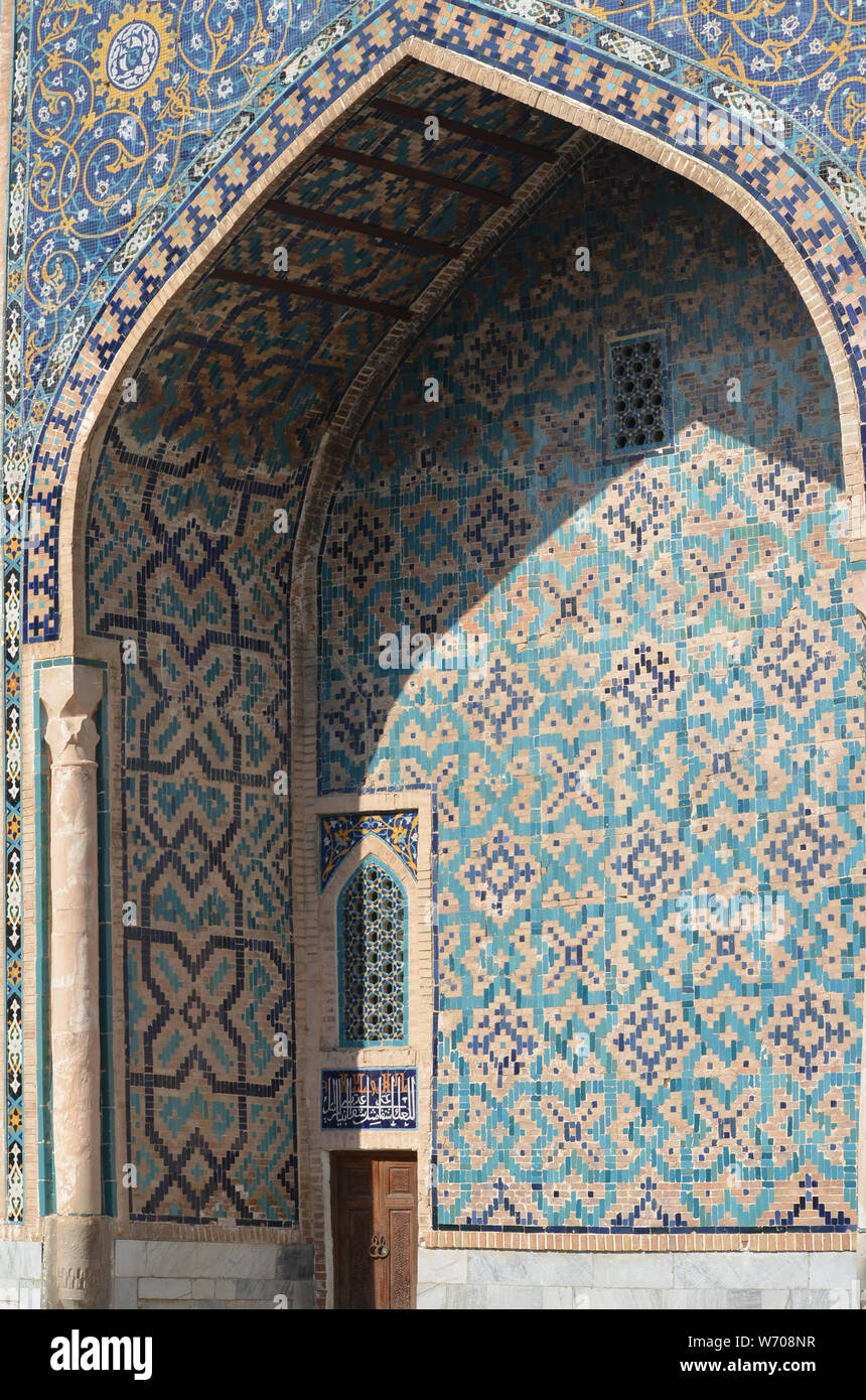 The Registan complex in Samarkand, Uzbekistan, an impressive example of ...