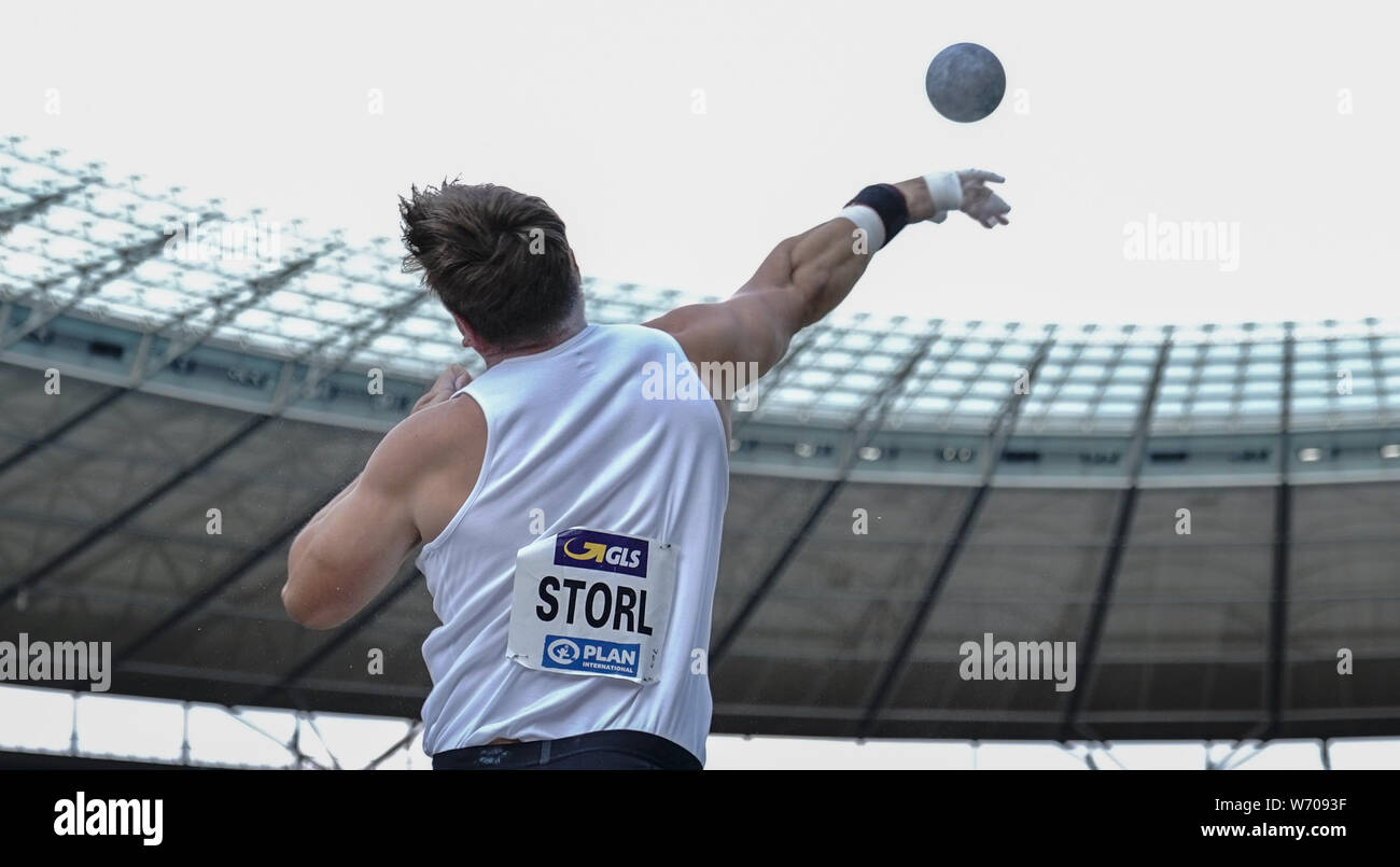 Berlin, Germany. 03rd Aug, 2019. Athletics: German Championships in the ...
