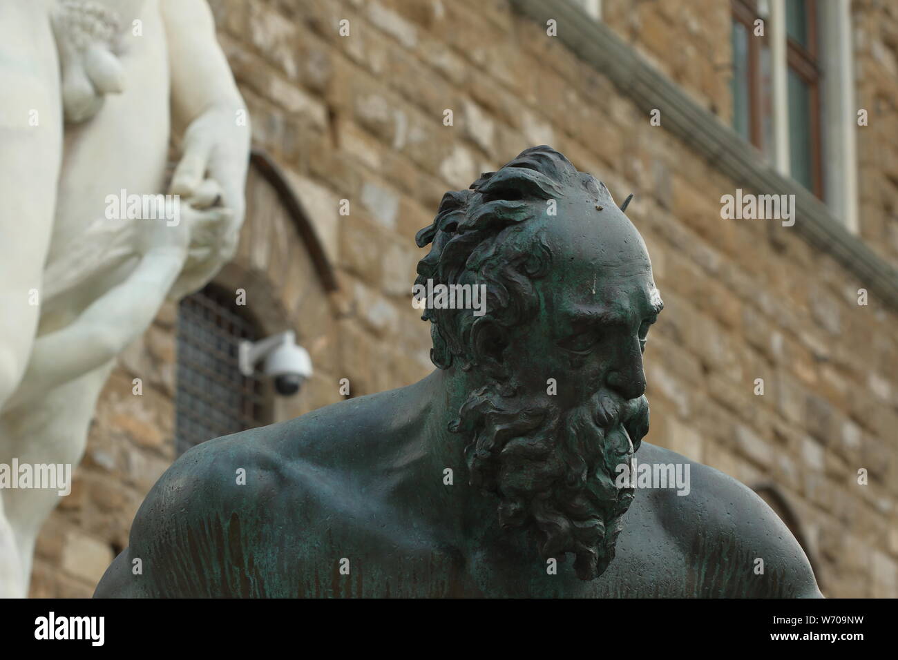 Michelangelo Replica Statues in the renaissance city of Firenze Tuscany ...