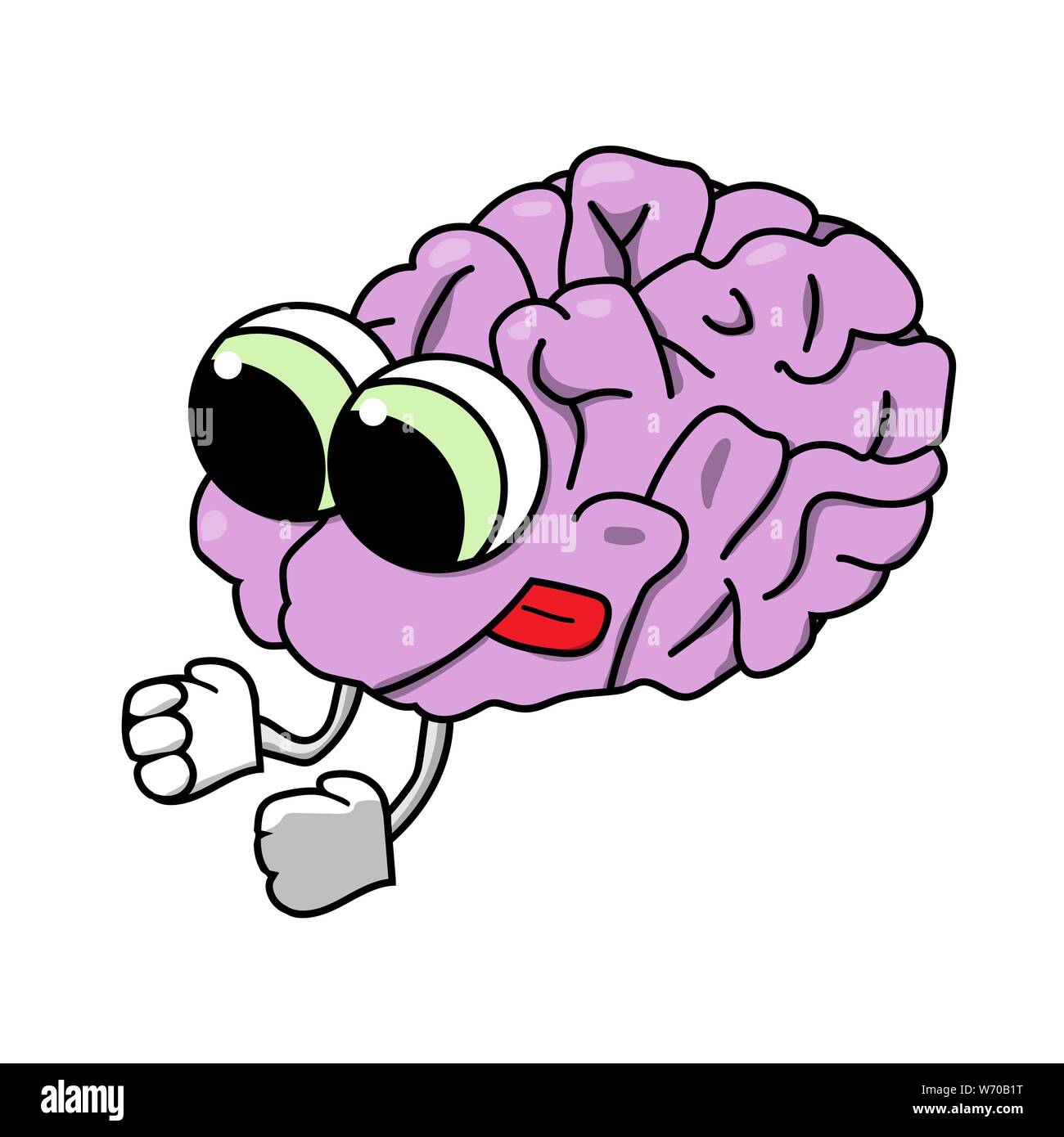 Brain Cartoon Clip Art For Kids