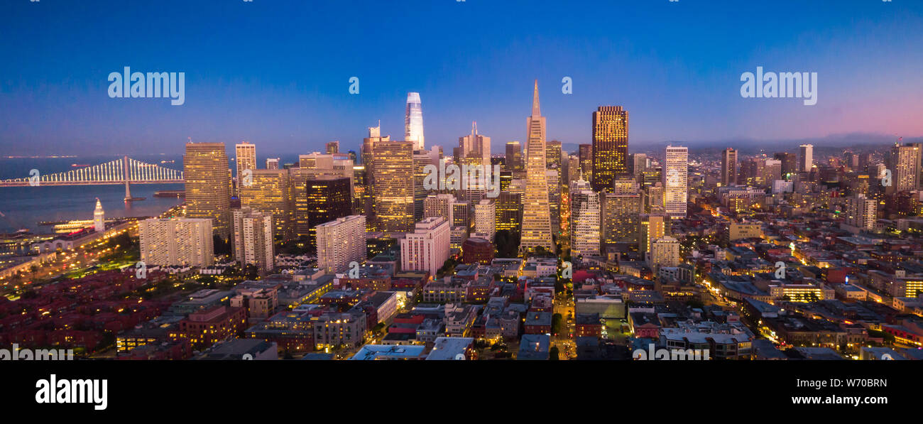 San francisco aerial hi-res stock photography and images - Alamy