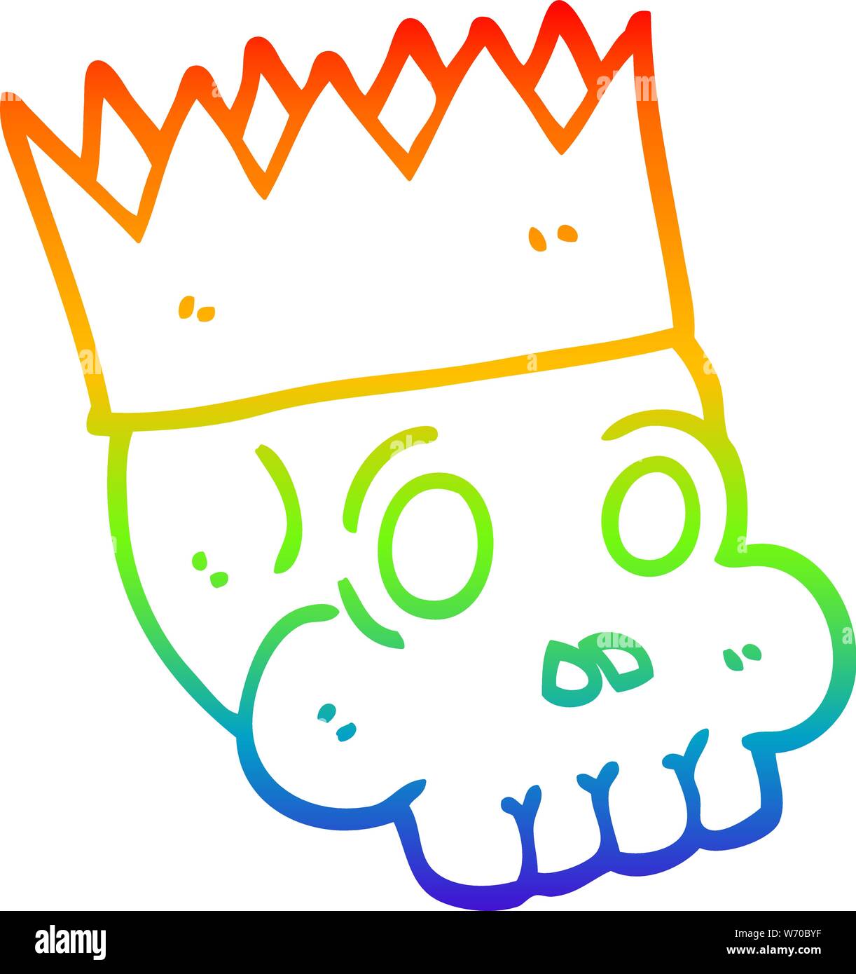 Cartoon king character wearing crown hi-res stock photography and ...