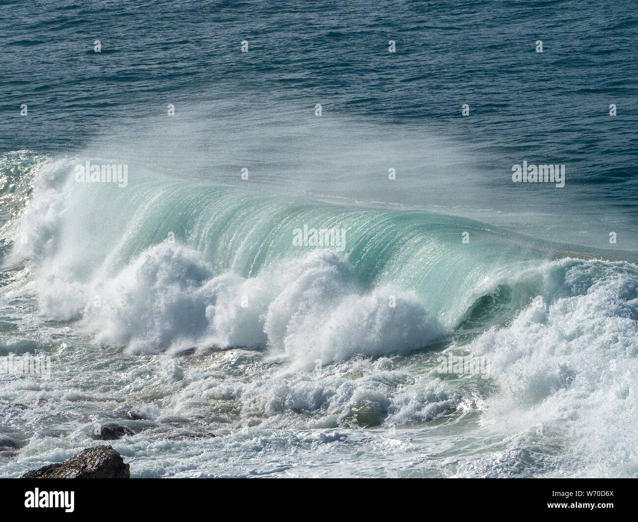 Big waves crashes over hi-res stock photography and images - Alamy