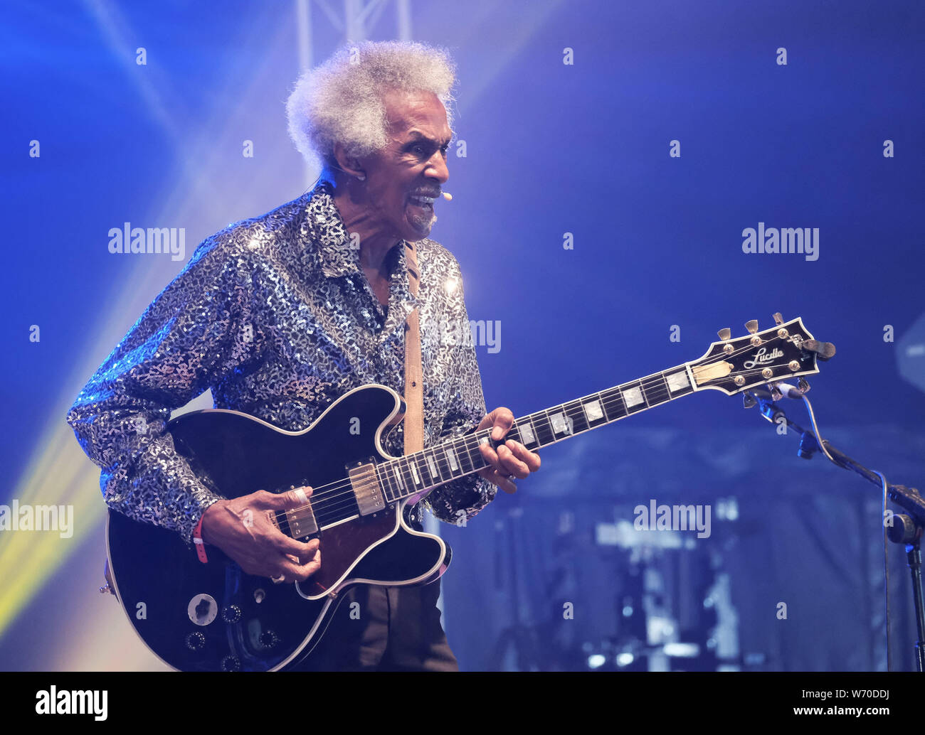 Leon Atkins better known as Lil’ Jimmy Reed, singer and songwriter ...