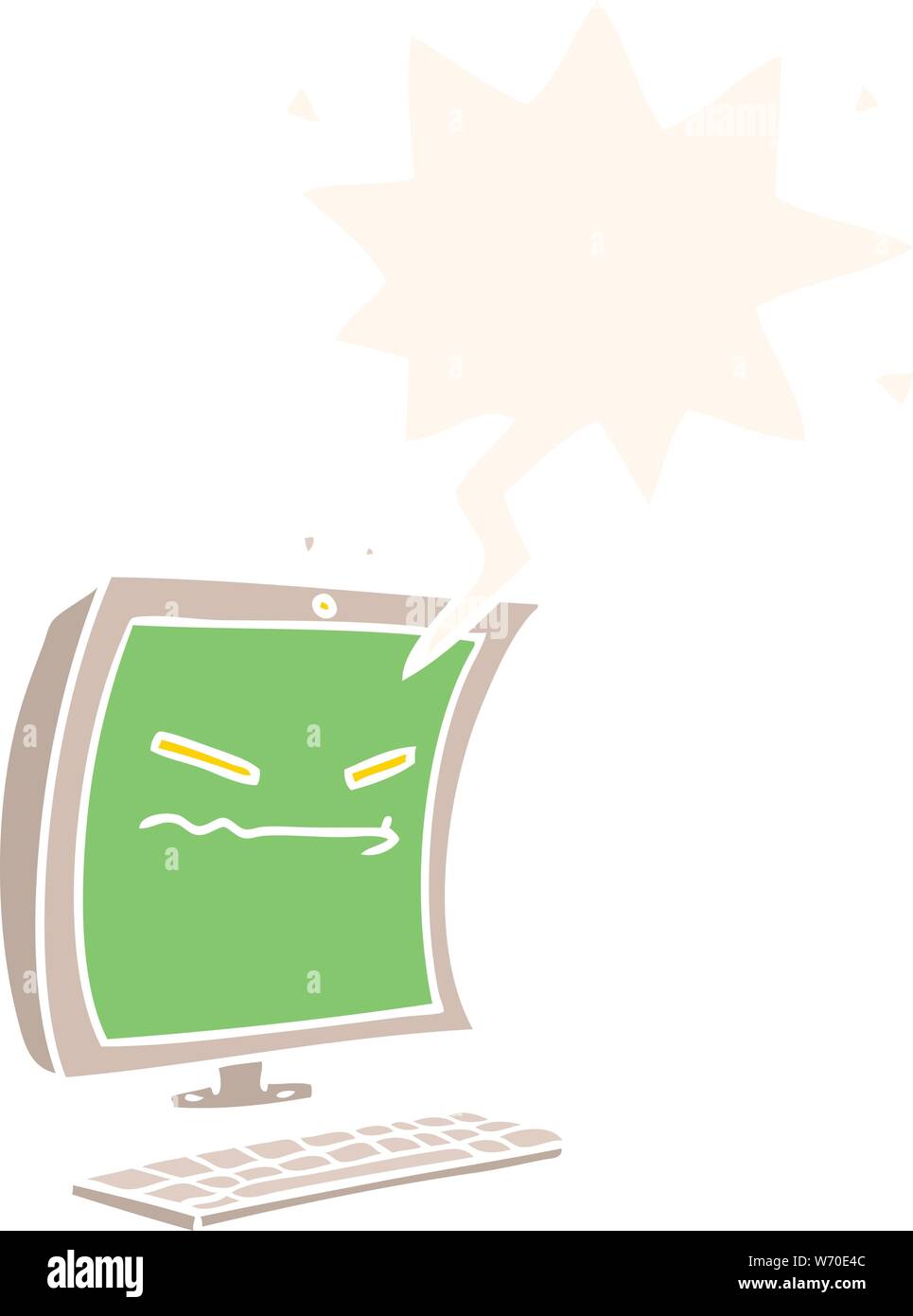 Retro style cyber in Cut Out Stock Images & Pictures - Alamy