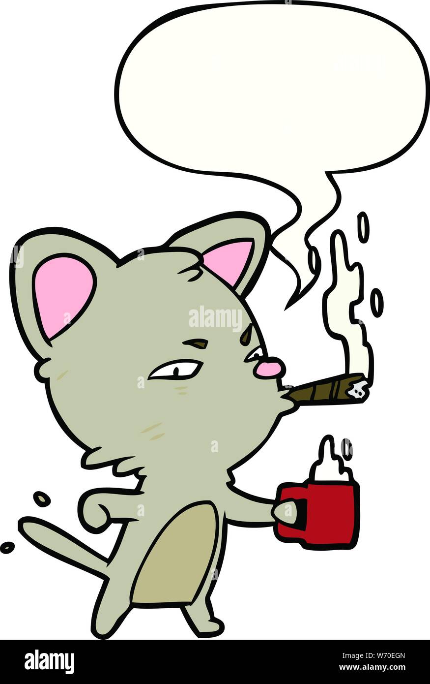 Cats Smoking Weed Cartoon