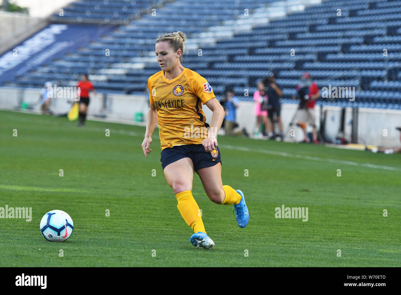 August 03, 2019: Amy Rodriguez (8) of Utah Royals FC in action during ...